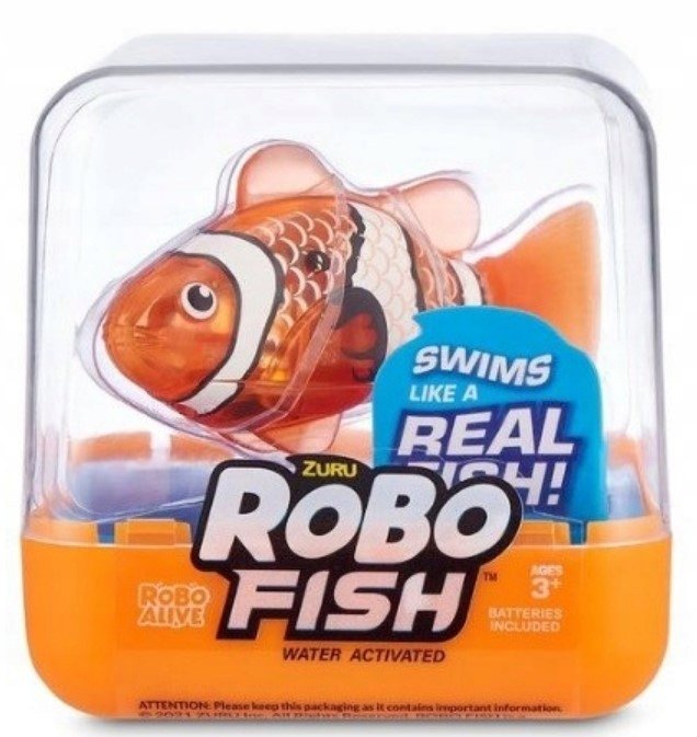 Zuru ROBO FISH Pływająca Ryba Rybka POMARAŃCZOWA - ZURU | Sklep EMPIK.COM
