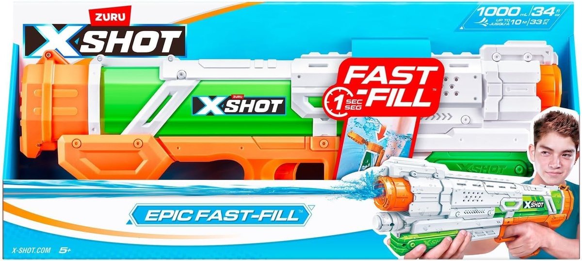 ZURU X-Shot Epic Fast Fill (1000 ml) 56221 - Inna marka | Sklep EMPIK.COM