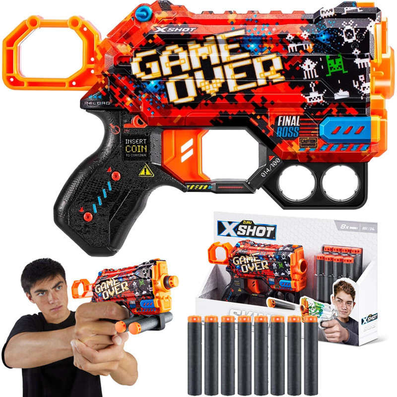 Zuru X-shot skins Game Over - ZURU | Sklep EMPIK.COM