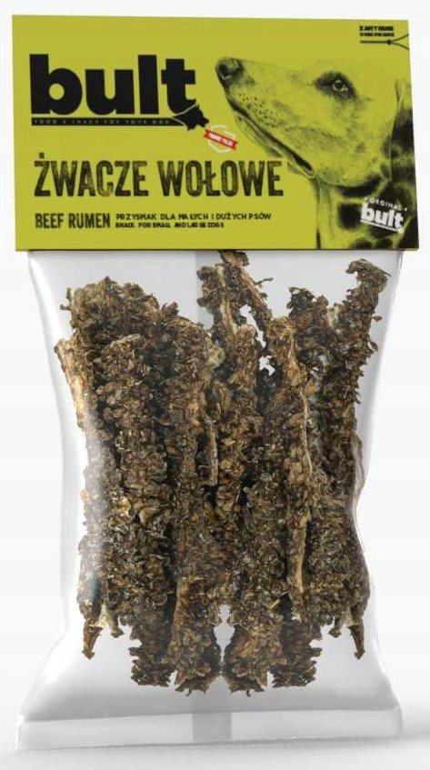 ŻWACZE ŻOŁĄDKI WOŁOWE SUSZONE BULT 100g. 100% NATURALNE SMACZKI DLA PSA ...