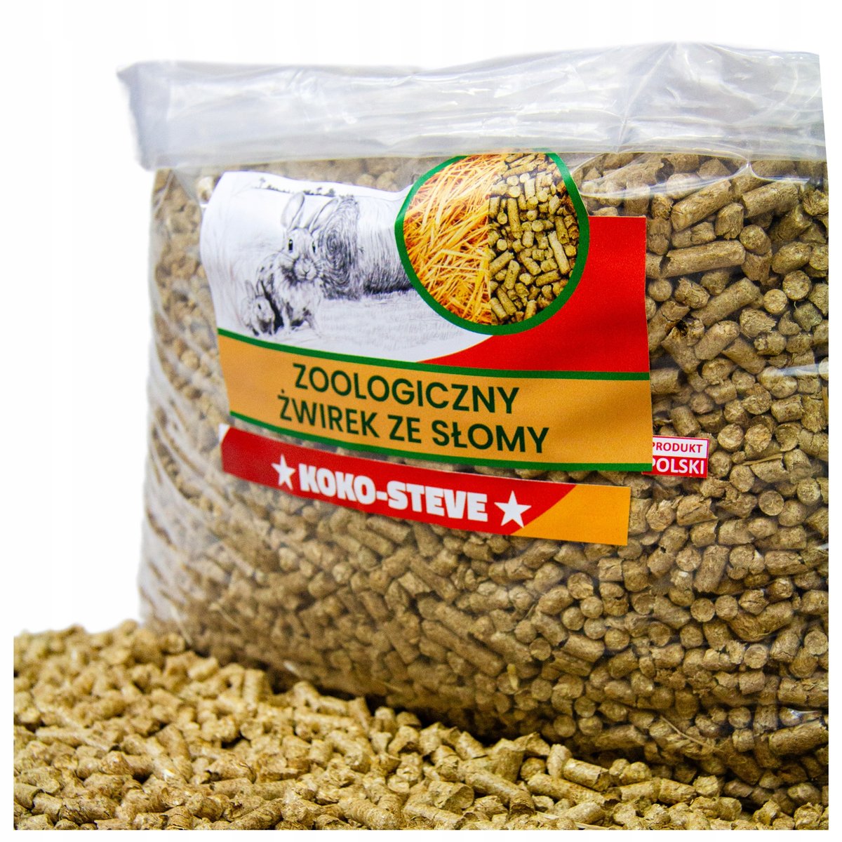 żwirek pellet GRANULAT ze SŁOMY ściółka 20kg - Inna marka | Sklep EMPIK.COM