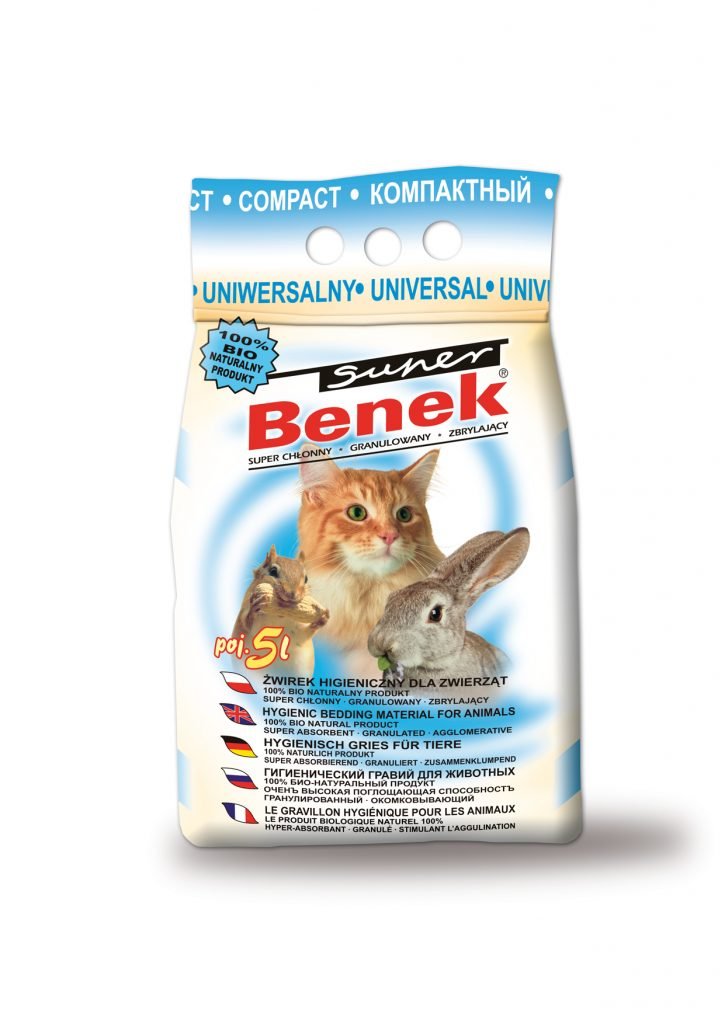 Żwirek Super Benek Uniwersalny Compact, 5 l - Benek | Sklep EMPIK.COM