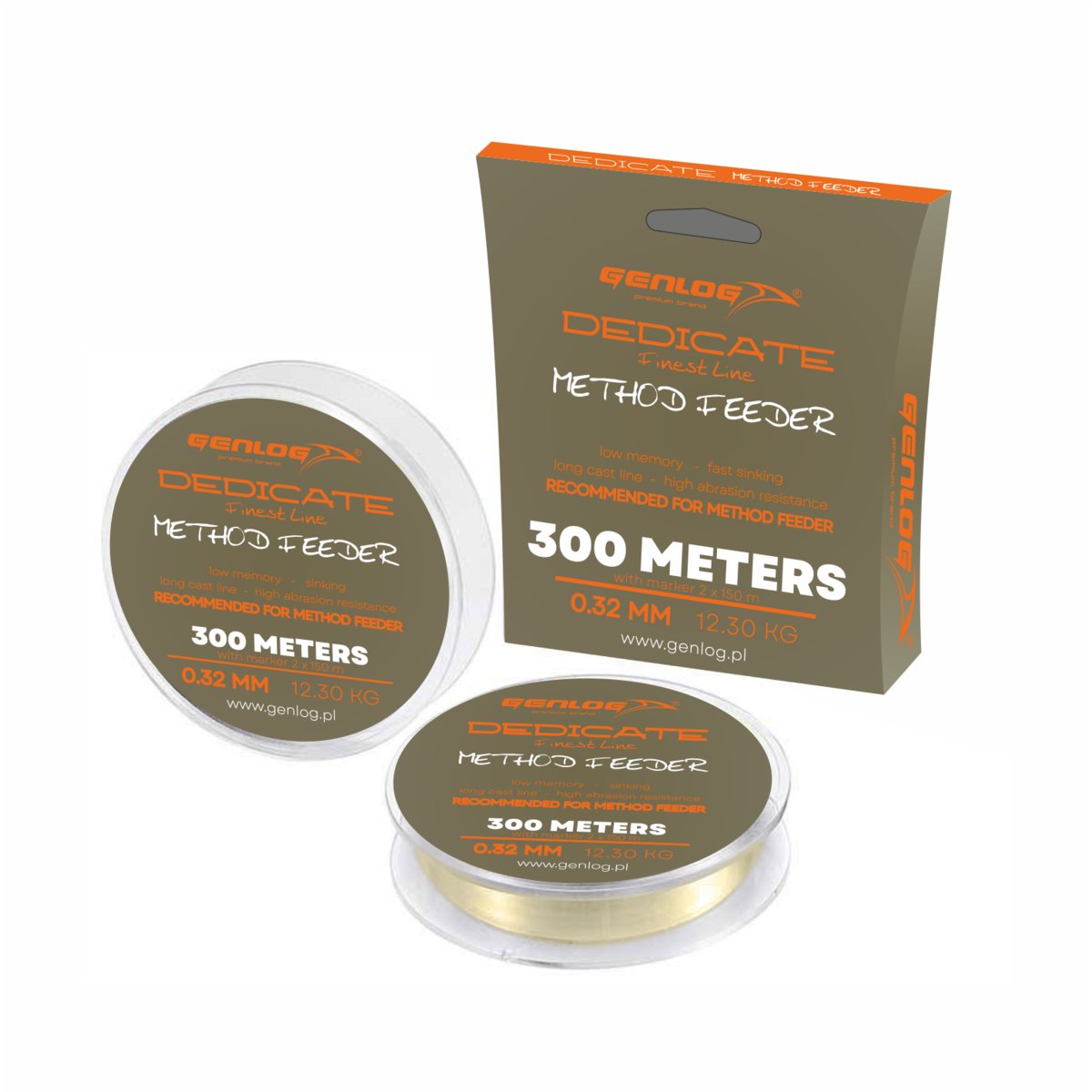 Żyłka GENLOG Dedicate Method Feeder 0,32mm 300m 12,30kg - GENLOG | Sport Sklep EMPIK.COM