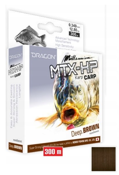 Żyłka Karpiowa Dragon Millenium MTX-HP Karp 300m 0.35mm - DRAGON | Sport Sklep EMPIK.COM