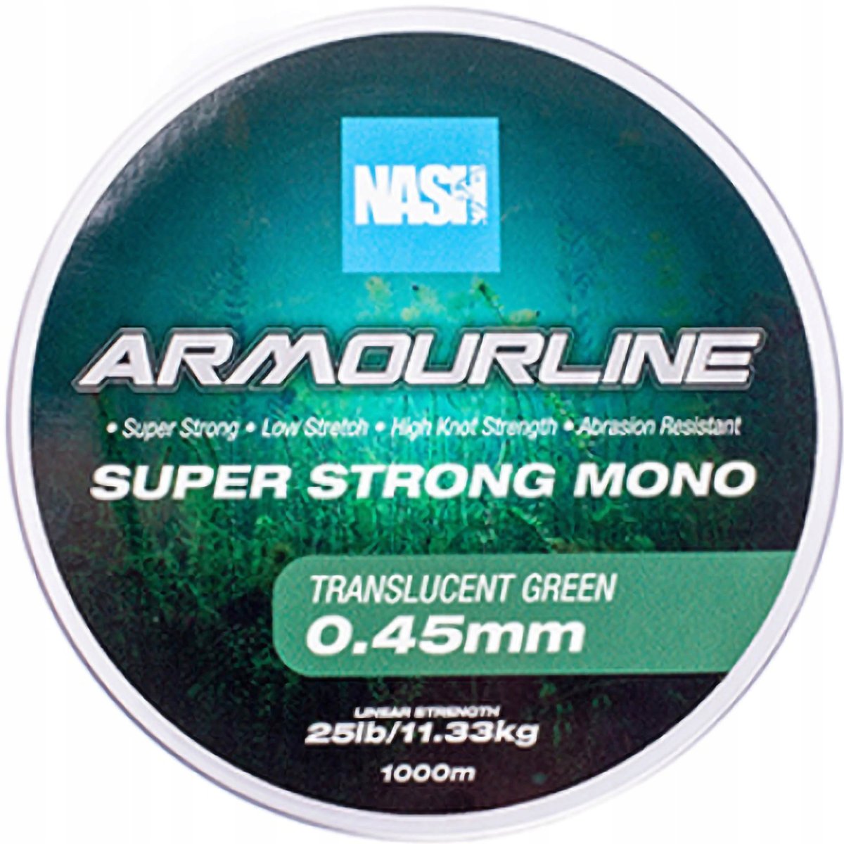 ŻYŁKA KARPIOWA MOCNA NASH ARMOURLINE STRONG MONO GREEN 25 LB/0.45 MM ...