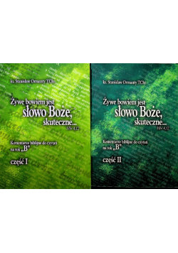 Żywe bowiem jest słowo Boże skuteczne Część I i II - | Książka w Empik
