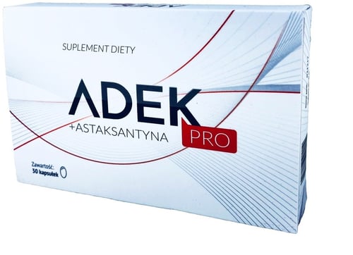 Adek Pro, Antyoksydanty Astaksantyna Ashwagandha, 30 kaps. | Sklep ...