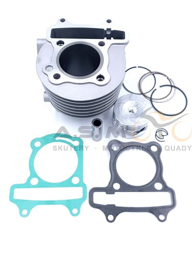 Cylinder Z Tłokiem 125 Skuter 125 Gy6 4T (Bez Głowicy) - A.S. MOTO | Motoryzacja Sklep EMPIK.COM