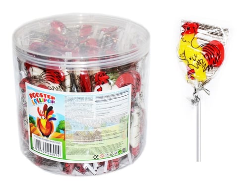 Lizaki Koguciki koguty owocowe Lizak kogut 50 sztuk x 15g - Jelly Belly ...