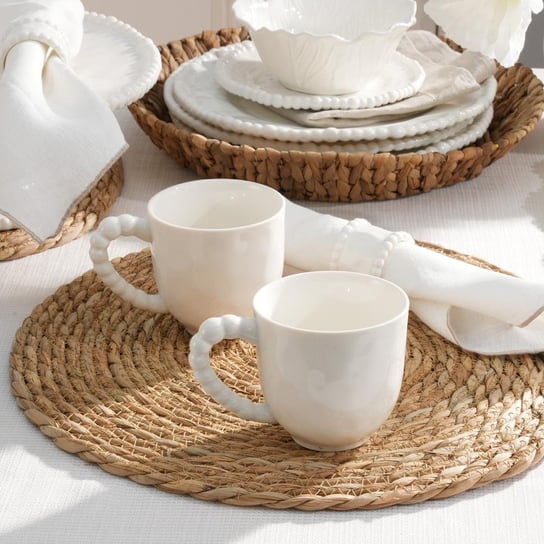 Kubek porcelanowy 300 ml MESTIERE WHITE - VILLA ITALIA | Sklep EMPIK.COM