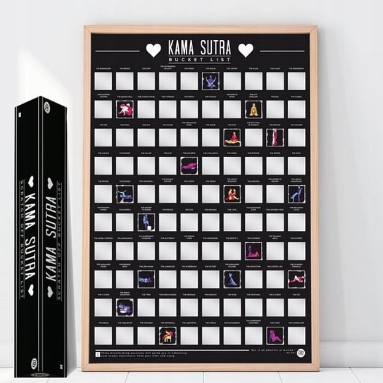 100 Pozycji Kamasutra Plakat Zdrapka Dla Par - Gift Republic | Sklep ...