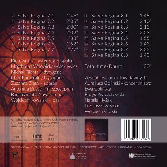 O. Eustachius Wagner, Cist.: Salve Regina - Chór Kameralny Dysonans ...