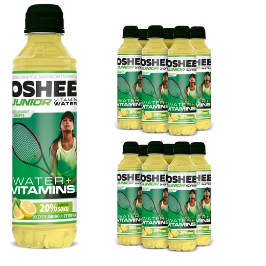 12x Junior by OSHEE Vitamin Water jabłko - cytryna 555 ml - Oshee ...
