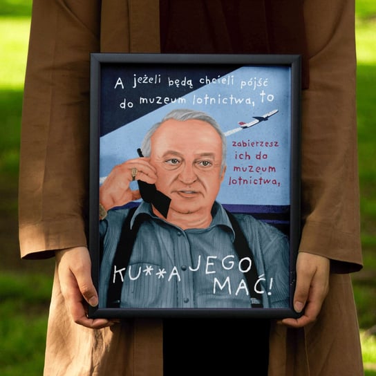 Plakat filmowy - Muzeum lotnictwa (Chłopaki nie płaczą) 30x40 cm polski ...