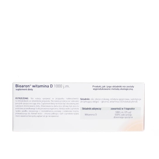 Bioaron Witamina D 1000 J.M., Kapsułki, 90 szt. | Sklep EMPIK.COM