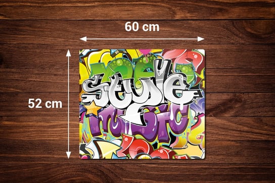 płyty ochronne na indukcję Napisy graffiti 60x52, ArtprintCave ...