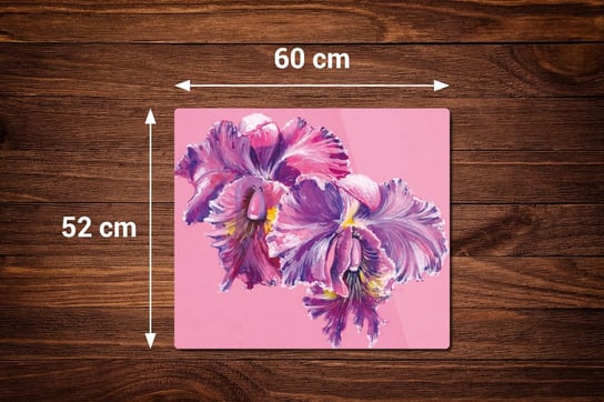 szklana splashback ze szkła Orchidea grafika 60x52, ArtprintCave ...