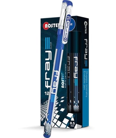 Długopis ścieralny, 0,5 mm, Fray Clear, niebieski - Interdruk | Sklep ...