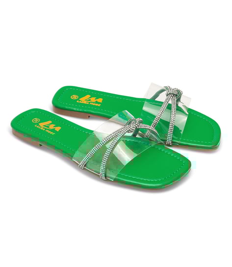 Klapki Damskie Laura Mode Ql-235 Zielone - 36 - LAURA MODE | Sport ...