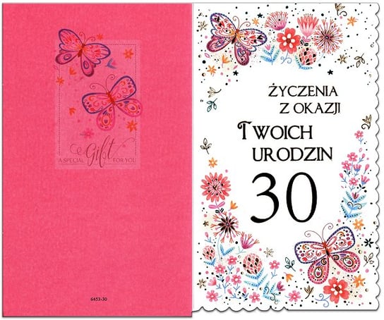 Kartka 30 Urodziny Z Życzeniami A6453-30 - PRESTIGE | Sklep EMPIK.COM