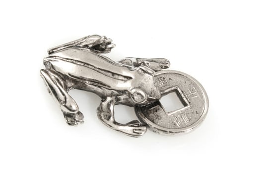 Żaba Portfelowa Symbol Bogactwa Srebrna - Jubileo | Sklep EMPIK.COM