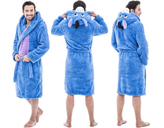 Szlafrok Tutumi Unisex Damski Męski Donkey Osiołek Blue Rozm. S ... Szlafrok Tutumi Unisex Damski Męski Donkey Osiołek Blue Rozm. S ...