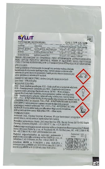 Syllit 65 Wp To 5G Preparat Grzybobójczy Jabłon Grusza Wiśnia ...