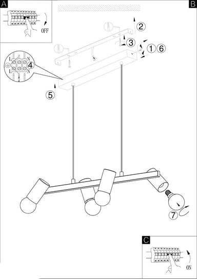 Lampa wisząca reflektor spot GATUELA 1 99463 Eglo - Eglo | Sklep EMPIK.COM