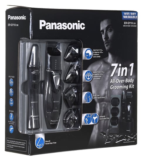Panasonic, Multi Trymer zestaw do ciała i twarzy ER-GY10 CM504 ...