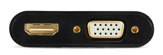 Gembird Adapter HDMI męski do HDMI żeński + VGA Żeński z audio + Port ...