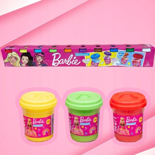 Masa plastyczzna Barbie Zestaw 10 Kolorów Masy 140g - Barbie | Sklep ...