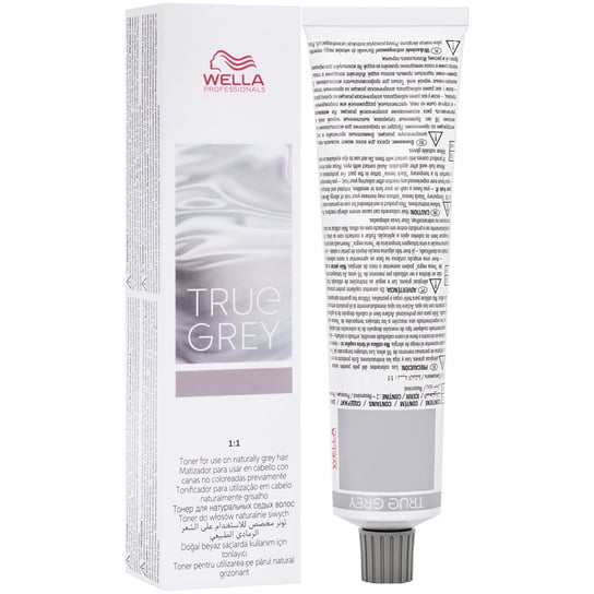 Wella True Grey Steel Glow Medium, Farba toner stalowy średni blask ...