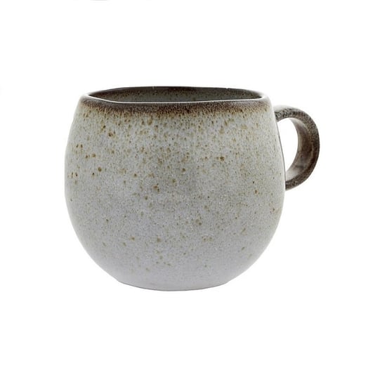 Kubek ceramiczny Sandrine nature 500 ml, Bloomingville, brązowy - Bloomingville | Sklep EMPIK.COM