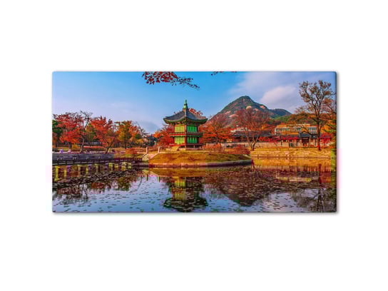 Obraz na płótnie HOMEPRINT, jesień w pałacu gyeongbokgung w seulu w ...