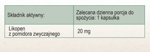 Bio Herbs, Likopen Lycopene FORTE 20mg, Suplement diety, 120 kaps ...