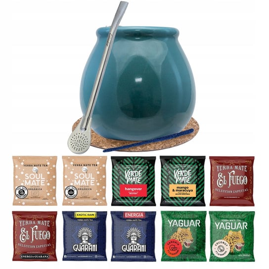 Yerba Mate MIX Tropical Energia Guarana 10x50g - Cebador | Sklep EMPIK.COM