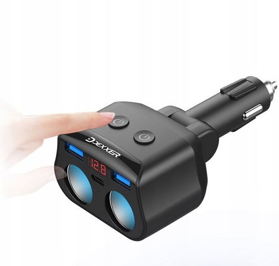 Rozdzielacz Gniazda Zapalniczki 12-24V 3XUSB Qc Pd Hc69Pd - Inna marka | Motoryzacja EMPIK