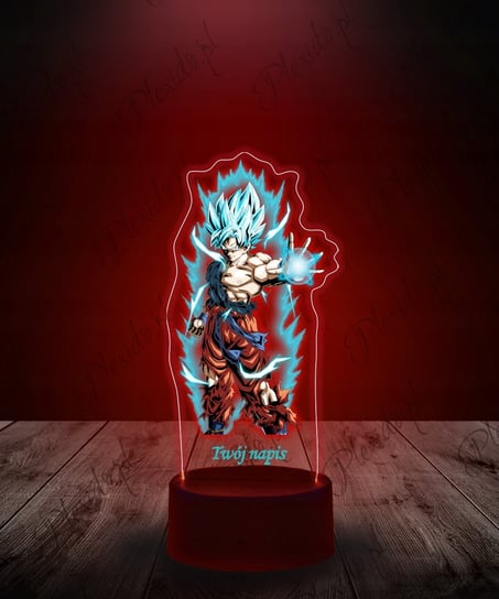 Lampka Na Biurko UV Dragon Ball Super Goku Anime - Plexido | Sklep ...