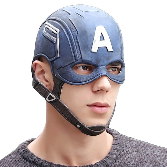 Maska Kask Kapitan Ameryka Cosplay Superbohater - Hopki | Przyjęcia i ...
