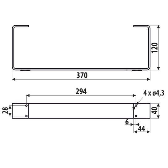 Noga Meblowa Gamet Ns37 Czarny Strukturalny 120Mm - GAMET | Sklep EMPIK.COM