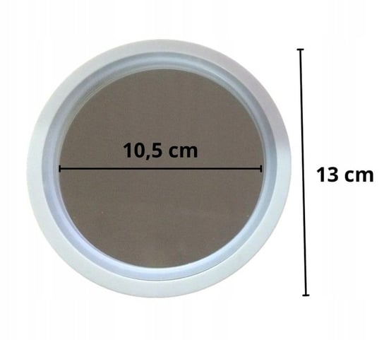 LUSTERKO PODŚWIETLANE DO MAKIJAŻU Z MAGNES 8X | Sklep EMPIK.COM