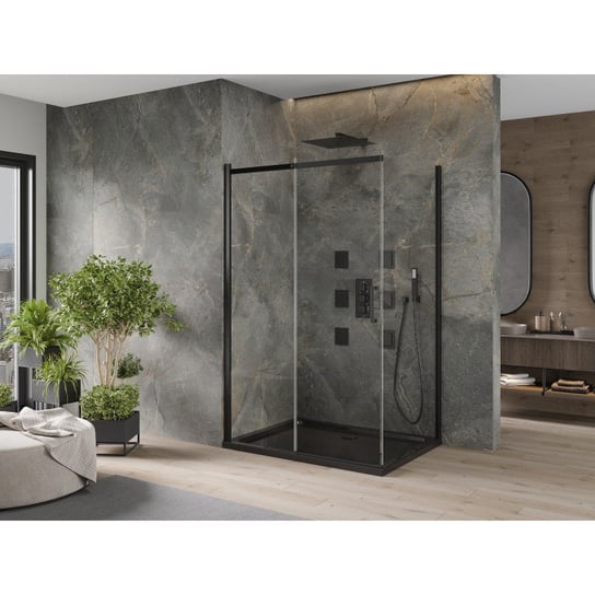 Mexen Omega kabina prysznicowa rozsuwana 120 x 80 cm, transparent ...