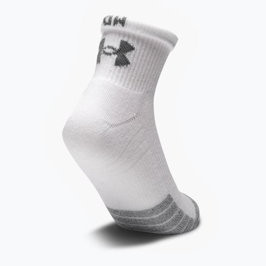 Skarpety sportowe Under Armour Heatgear Quarter 3 pary biało-szare ...