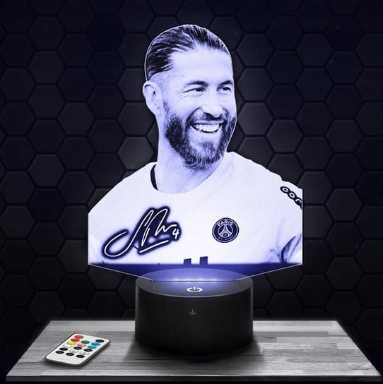 Lampka Nocna 3D LED PSG SERGIO RAMOS Prezent - Plexido | Sklep EMPIK.COM