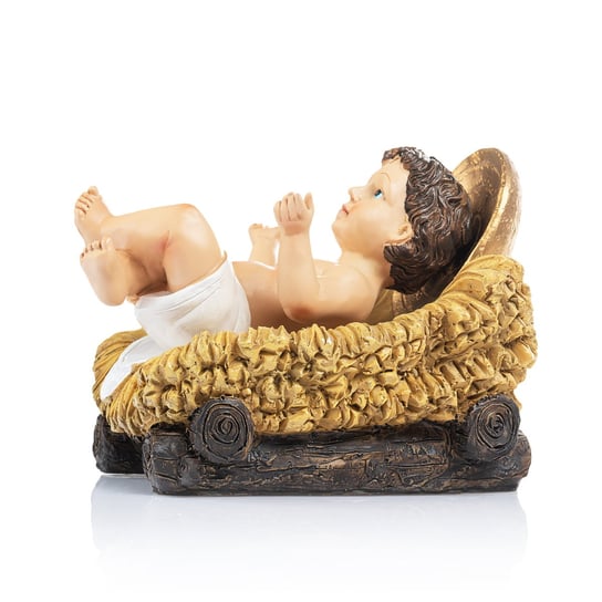 JEZUSEK w dużym żłobku do Stajenki do szopki | FIGURKA DZIECIĄTKO JEZUS ...