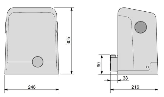 FILO400 Nice Home napęd do bramy przesuwnej 400kg - Inna marka | Sklep ...
