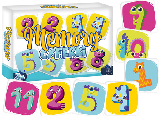 Memory Cyferki, gra rodzinna, Kangur - Kangur | Sklep EMPIK.COM