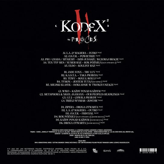 Kodex II: Proces, płyta winylowa - White House | Muzyka Sklep EMPIK.COM