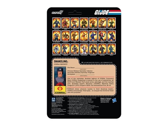 SUPER7 — broda pracownika fabryki GI Joe Cobra Snakeling Factory ...