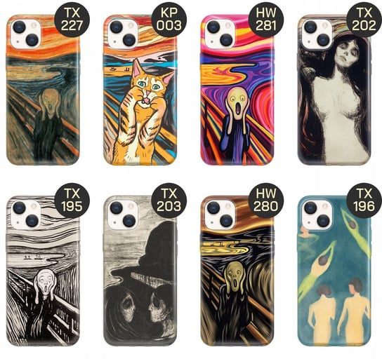 Etui Do Iphone 15 Plus Wzory Edvard Munch Krzyk Malarstwo Obudowa ...